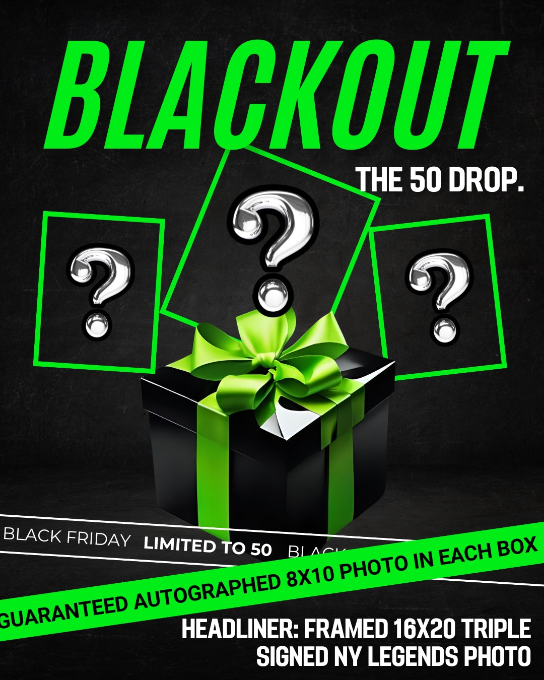 BLACKOUT: Black Friday 8x10 Photo Mystery Box – INK'd Hobby Boxes